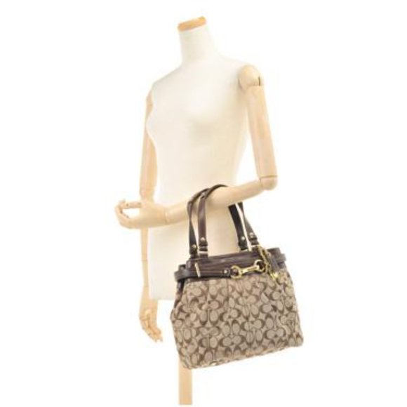 Coach | Bags | Coach Top Handle Signature Fabric Handbag | Poshmark